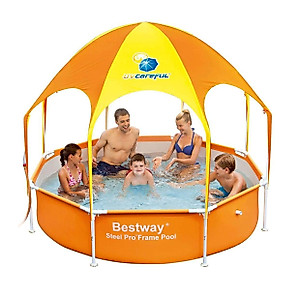 H2OGO! Splash-in-Shade Play Pool Orange