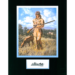 Kirkland Davy Crockett, Famous Western Hero, 8 X 10 Autograph Photo on Glossy Photo Paper