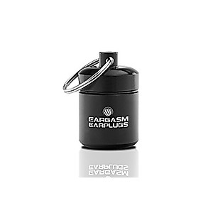 Eargasm Earplugs Carrying Case Great for Earplugs and Pills - Black