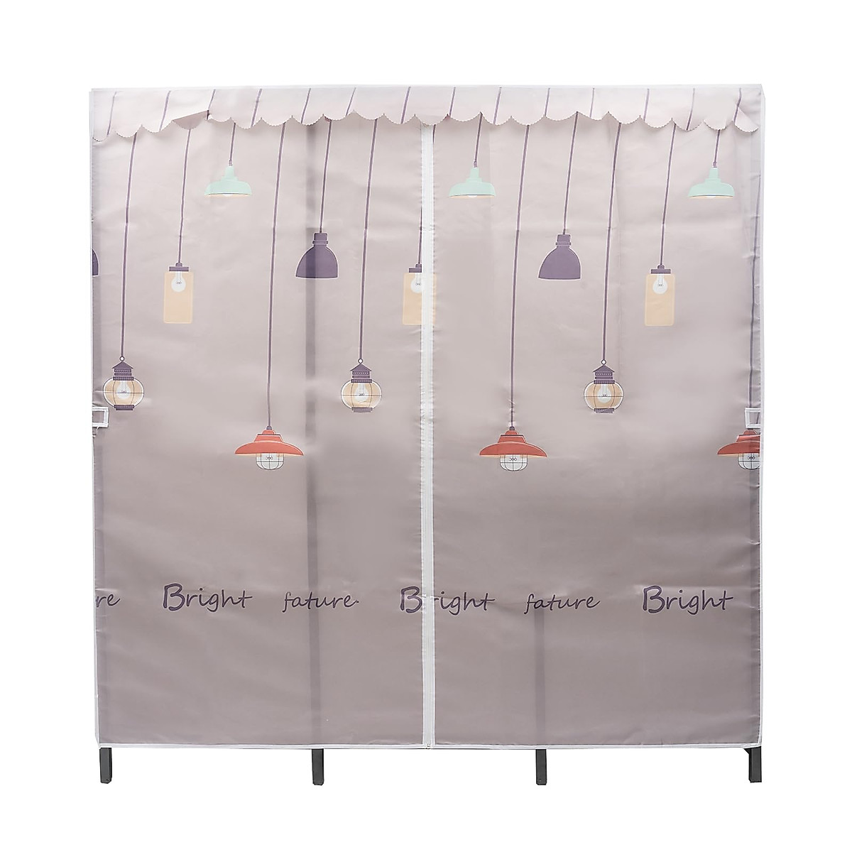 YETINGSHOP Heavy Duty Free Standing Closet Organizer, Extra Large Closet Organizer, Freestanding Closet Organizer with Shelves