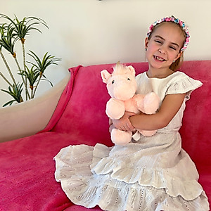Laila and Lainey Unicorn Plush Stuffed Animal - Unicorn Gifts for Girls Ages 0 1 2 3 4 5 6 7 8 Years