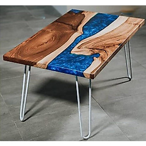Epoxy Table, Epoxy Resin River Table, Live Edge Wooden Table, Natural Wood,Dining table, Natural Epoxy Table, Resin Table