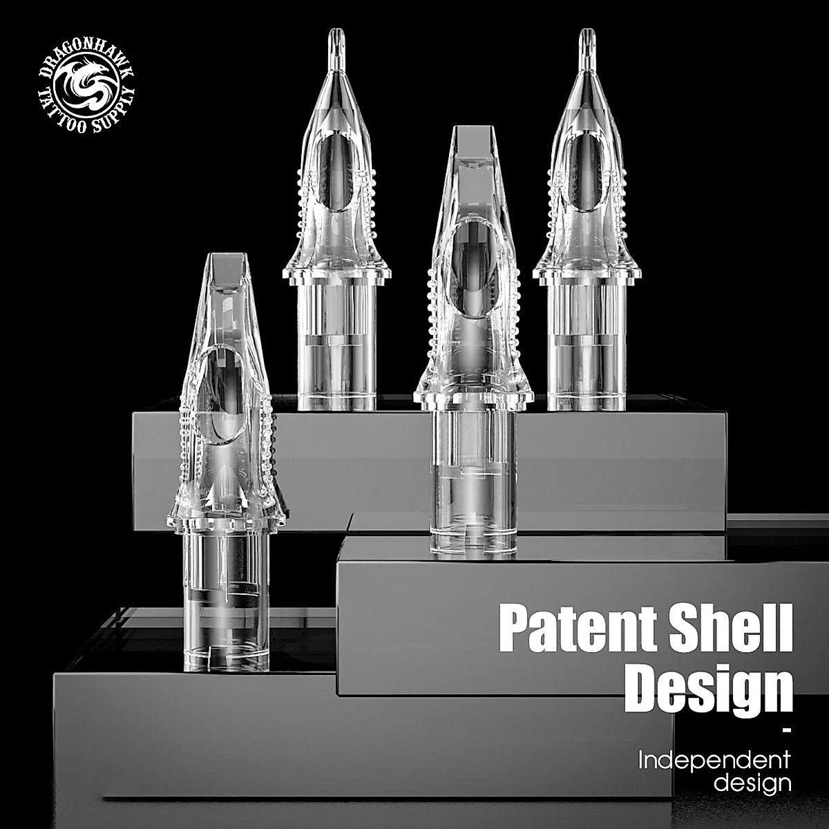 Dragonhawk Tattoo Needles 20Pcs Extreme Bugpin Cartridges Disposable Round Magnum 1007RM
