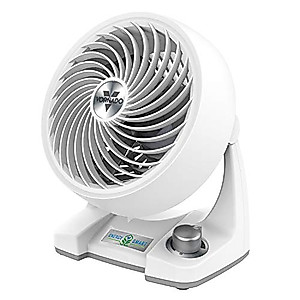 Vornado 133DC Energy Smart Compact Air Circulator Fan with Variable Speed Control, White, CR1-0349-73