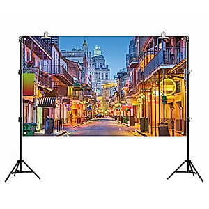 Mardi Gras Backdrop for Photography New Orleans Bourbon Street Wall Tapestry Brazil Carnival Fat Tuesday Masquerade Party Decoration and Supplies