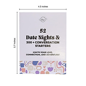 Dessie Couples Gift Ideas - 52 Pop-Open Date Night Ideas and 300+ Conversation Starters. Great Card Games for Couples, Men, Women. Boyfriend Gifts, Bride Gifts