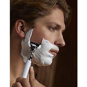 Union Razors SS2RZ Razor with White Wood Handle