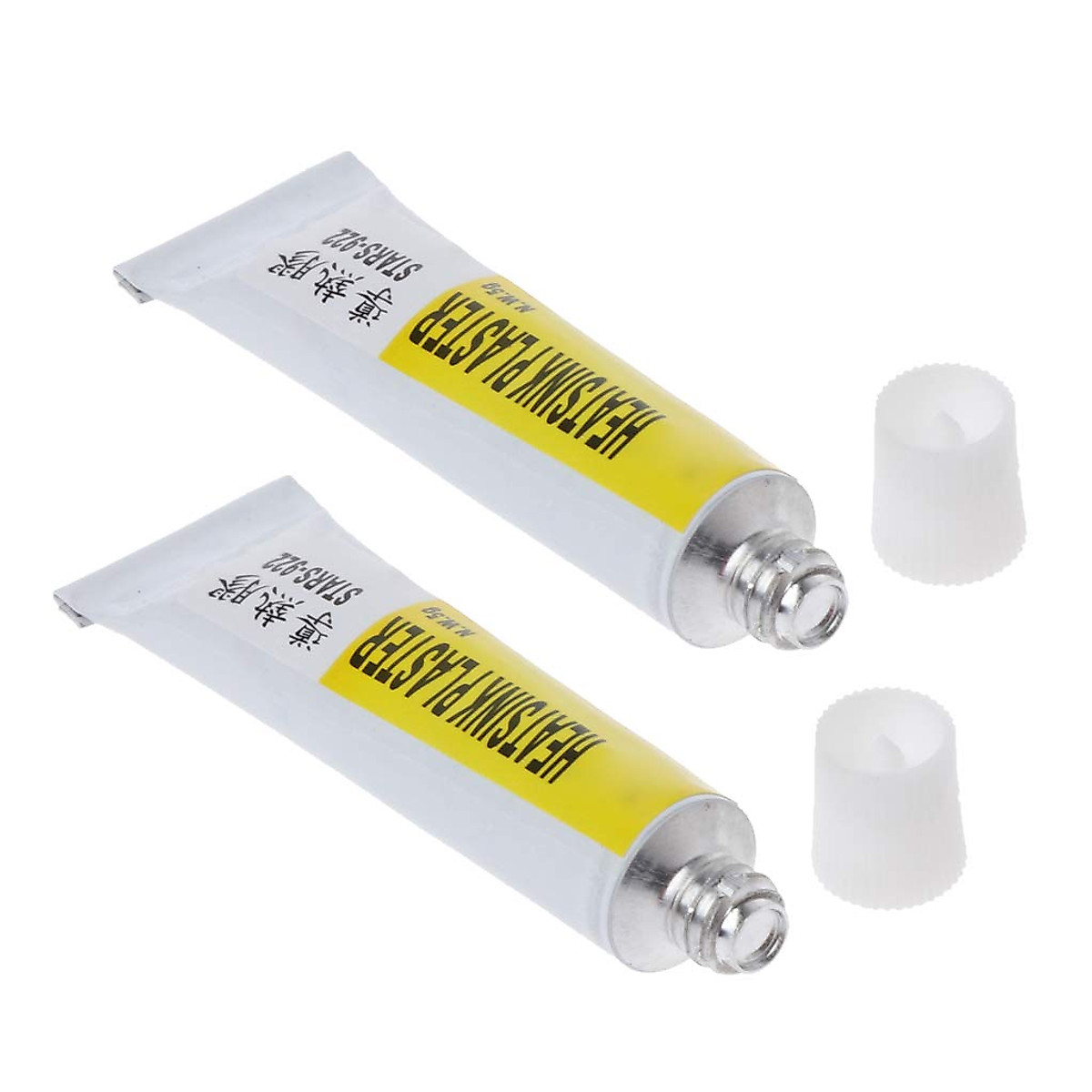 Sara-u 2Pcs Heatsink Plaster Thermal Silicone Adhesive Cooling Paste Strong Adhesive Compound Glue for GPU Chip Radiator Cooling