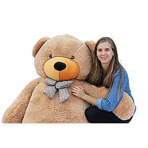 Joyfay 78" Giant Teddy Bear Huge 6.5 feet Stuffed Teddy Bear Soft Toy Valentine's Big Gift (Brown)