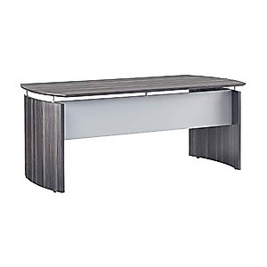Mayline Medina Home Office Desk, 72 in, Gray Steel