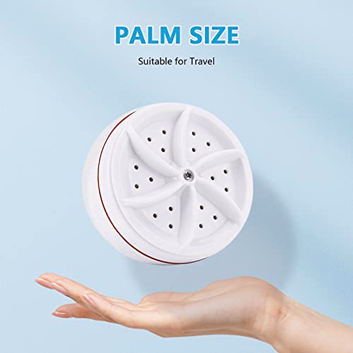 Lavadora portátil, Mini lavavajillas, Mini lavadora Turbo y lavavajillas, apta para viajes, desinfección ultrasónica Turbo con USB, adecuado para el hogar, negocios, viajes, Universidad