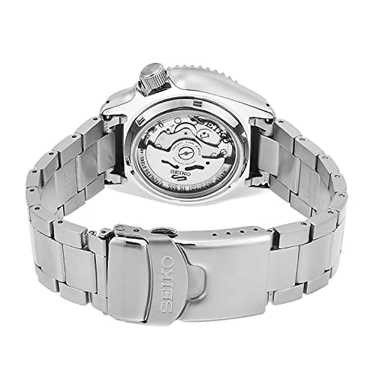 Seiko Men's Analog SRPD63K1, Silver, SPORTS