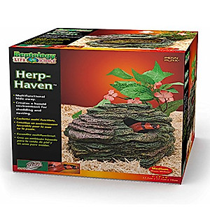 Penn Plax Reptology Herp Haven Reptile Hide Away