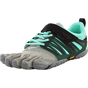 Vibram Women's V-Train Grey/Black/Aqua Cross-Trainer Shoe 37 EU (7-7.5 US)