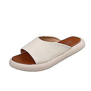 Fashion Spring And Summer Women Slippers Flat Thick Bottom Comfortable Solid Color Indoor And Outdoor Funky Monkey Sandals Women