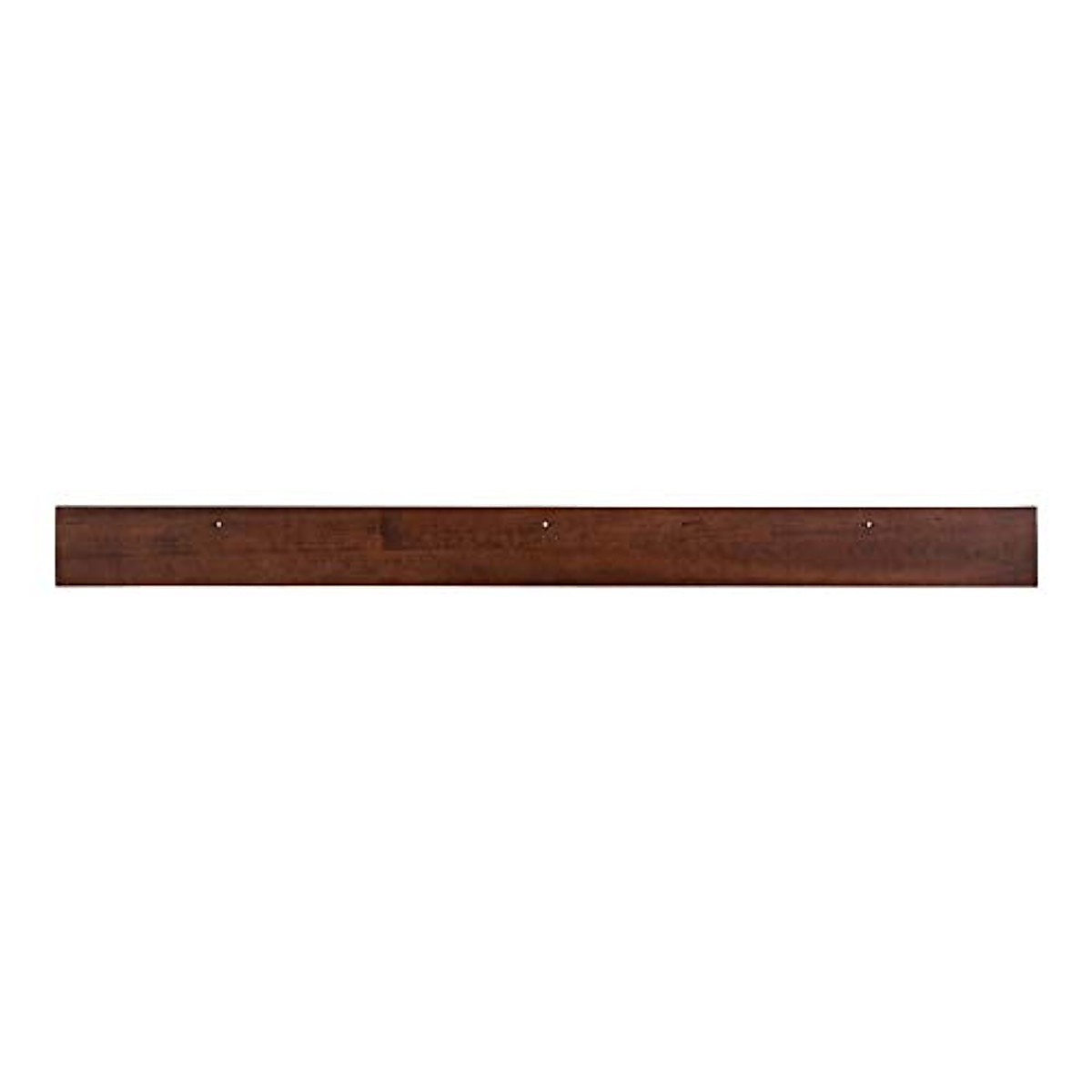 Kate and Laurel Levie Modern Floating Wall Shelf Picture Frame Holder Ledge, Dark Walnut Brown