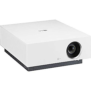 LG HU810PW 4K UHD CineBeam Smart Laser Projector with 300" Display Bundle with 120 inch Minolta 16:9 Indoor-Outdoor Screen