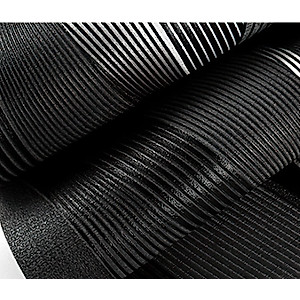 yaretzy Peel and Stick Wallpaper Black/White 3D Wave Stripe Wallpaper Removable Sticky Self Adhesive Wallpaper 20.8inch x 9.8ft
