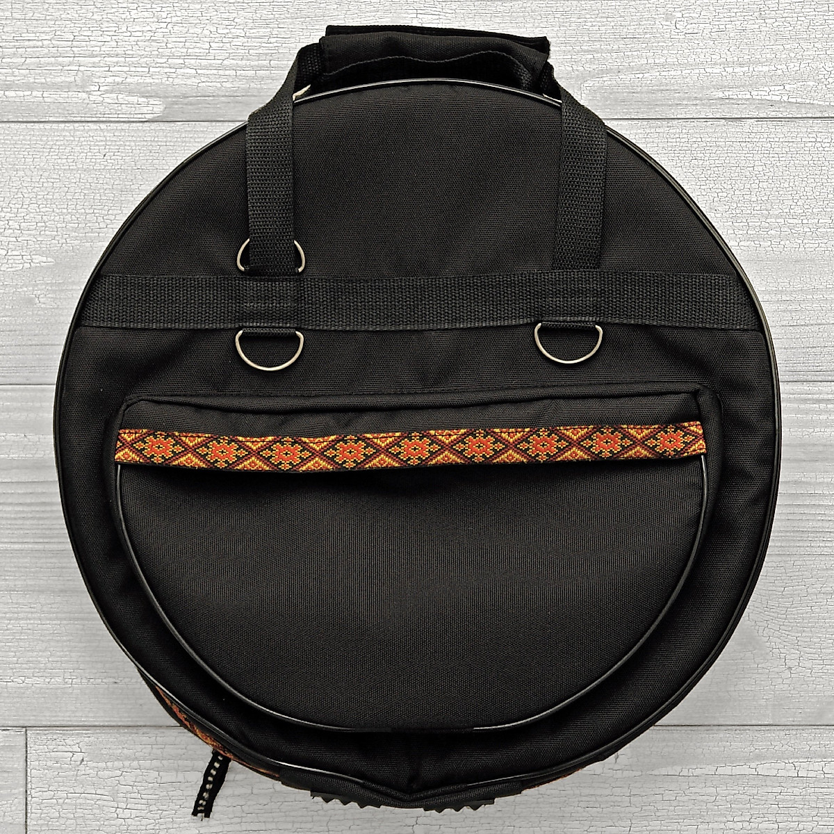 GUDA DRUM Freezbee Flower of Life with Rope Decoration and Perfect Travel Bag