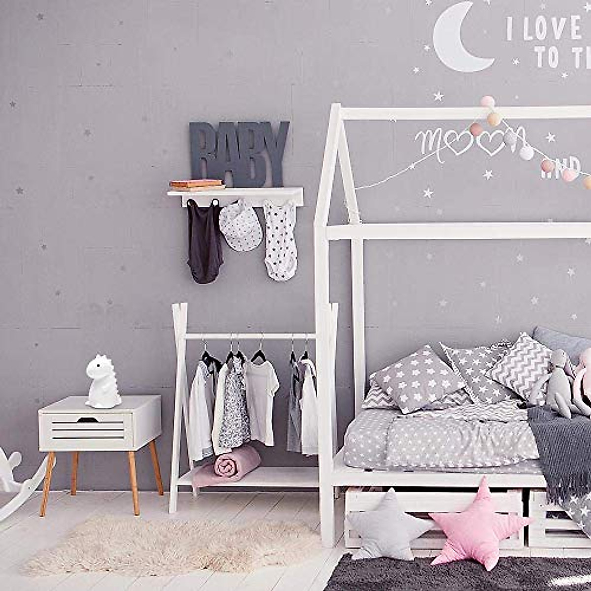 Adorable Multicolor Changing Integrated LED Rechargeable Silicone Night Light for Baby and Kids Rooms (Tommy The Dinosaur)