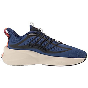 adidas Men's Alphaboost V1 Running Shoe, Victory Blue/Solar Red/Grey, 12