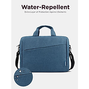 Lenovo Laptop Carrying Case T210, fits for 15.6-Inch Laptop and Tablet, Sleek Design, Durable and Water-Repellent Fabric, Business Casual or School, GX40Q17230 Casual Toploader - Blue