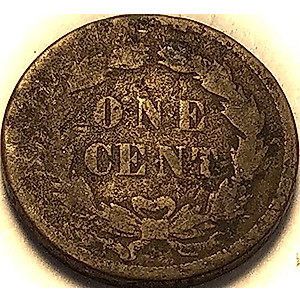 1859 P Indian head Penny Seller About Good