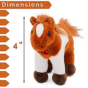 Talking Plush Animal Toys Set with Sound (Set of 8) | Jungle & Farm Talking Animals | Cow, Horse, Sheep, Rooster, Monkey, Lion, Tiger & Elephant Plush Toys for Boys & Girls