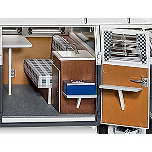 Revell RV07674 07674 VW T1 Camper Model kit 1:24 Scale, Unpainted