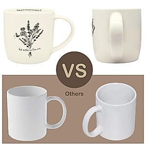 MALLAbyLAMMA Best Mother in Law Ever Coffee Mug Floral12 Ounce Ceramic, Mother-in-Law Keychain, Best Mother in Law Birthday Gift, Thank You Gift for Mother in Law Mothers Day Christmas