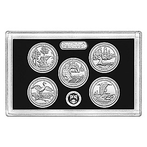 2018 S America The Beautiful 2018 National Park Silver Quarters ATB 5 Silver Deep Cameo's Proof