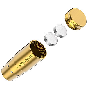 Tipfun 9mm Bore Sight Cal Red Dot Boresighter Rem Gauge Laser Sight with 3 Sets of Batteries