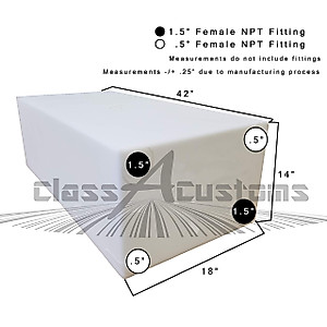 Class A Customs | RV Fresh and Gray Water Tank | Combo Pack (46 Gallon & 55 Gallon) | RV Water Holding Tanks