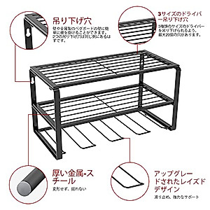 MYLOLF Metal Rack Wall Mount for Garage, Warehouse, Workshop