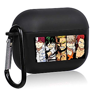 Oqplog for Airpod Pro 2019/Pro 2 Gen 2022 Case - Hero Family, Anime Cute 3D Cartoon Funny Kawaii for Airpods Pro Soft Silicone Cover Fashion Cool Fun Air Pods Pro Cases for Girls Women Boys Girly Teen
