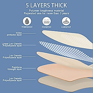 Vacuum Storage Bag with Electric Pump,10-Pack Space Saving Bag,Vacuum Compression Bag for Travel and Home for Quilts,Blankets,Clothes,Pillows. (Blue pump)