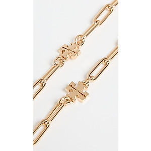 Tory Burch Women's Good Luck Chain Necklace, Tory Gold, One Size