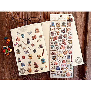 Conquest Journals Harry Potter Puffy Sticker Collection (Watercolor)