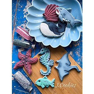 LILIAO Whale Cookie Cutter - 4.6 x 2.8 inches - Stainless Steel