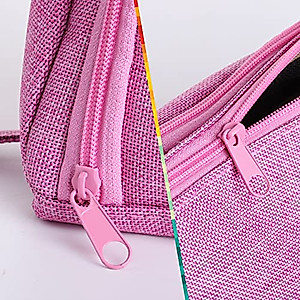 Mr. Pen- Pencil Case for Girls, Pink, Pencil Bag, Cute Pencil Case, Pouch Bags, School Supplies for Teen Girls, Pen Pouch, School Stuff, Pencil Pouches, Pen Bag, Pencil Bag for Women