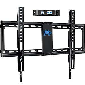 Mounting Dream TV Mount Fixed for Most 42-70 Inch Flat Screen TVs, UL Listed TV Wall Mount Bracket up to VESA 600 x 400mm and 132 lbs - Fits 16"/18"/24" Studs - Low Profile and Space Saving MD2163-K