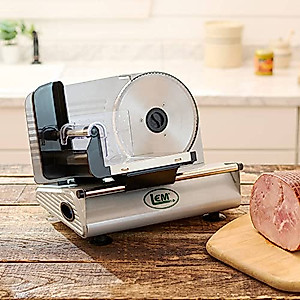 LEM Products 1381 Belt Driven Food Slicer (7.5-Inch Blade),Silver