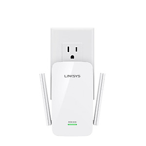 Linksys AC750 Boost Dual-Band Wi-Fi Gigabit Range Extender/Repeater RE6300 (Renewed)