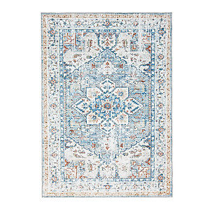 Lbris Area Rug 5x7 Machine Washable Rugs for Living Room Bedroom,Non-Slip Stain-Resistant Large Dining Room Rugs with Rubber Backing,Extra Soft Non Shedding Non Skid Vintage Carpet