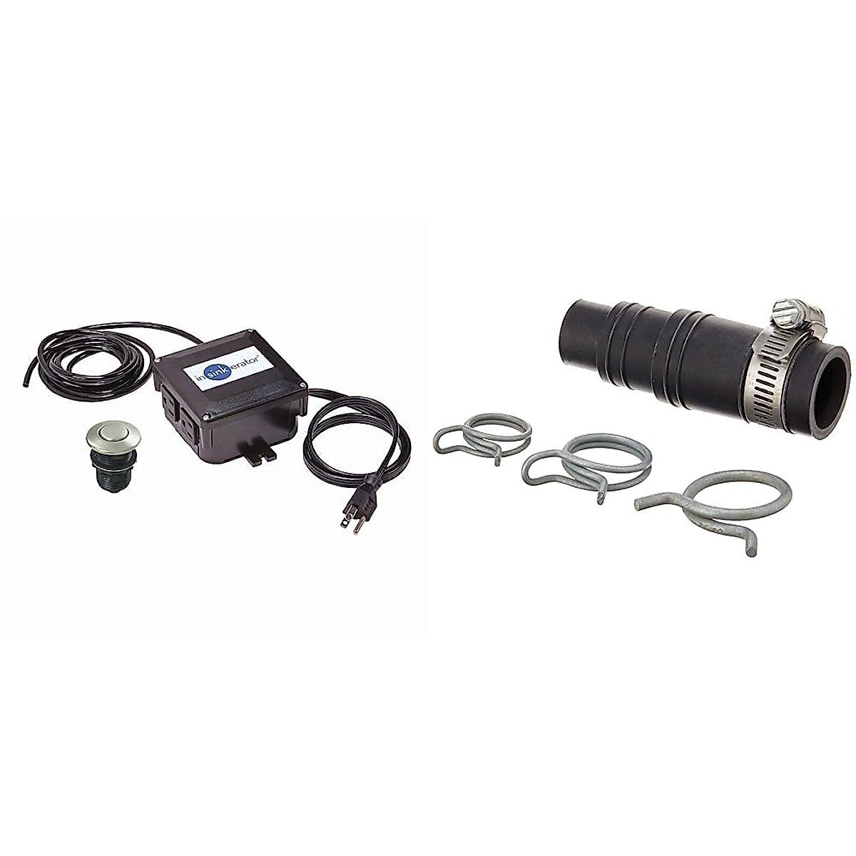 InSinkErator STS-OOSN Garbage Disposal + InSinkErator DWC-00 Dishwasher Connector Kit