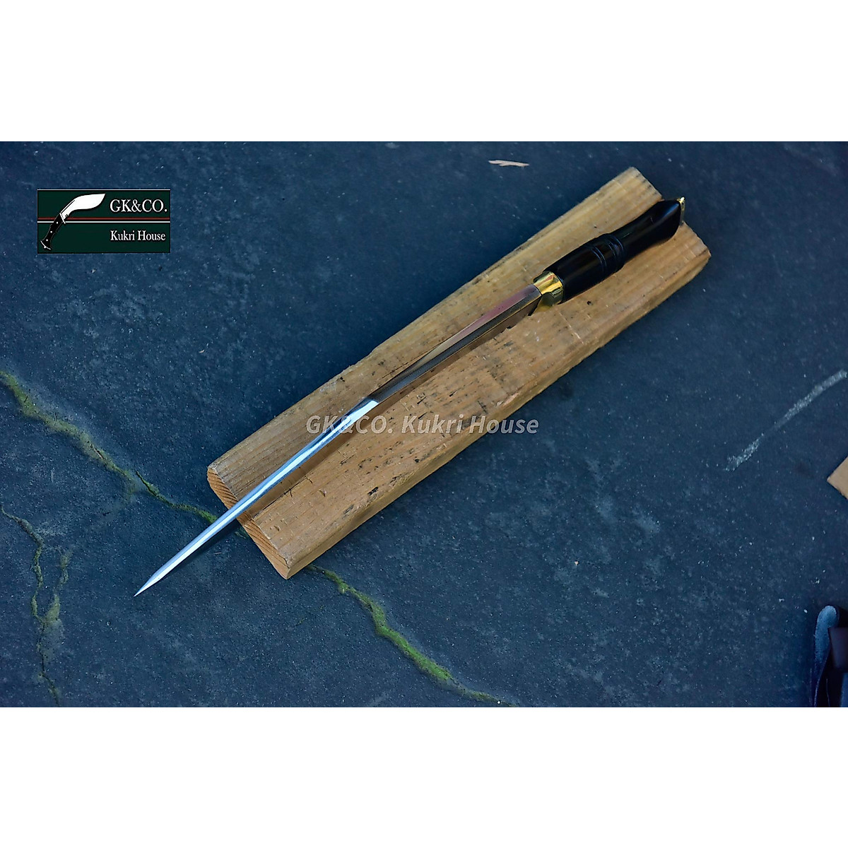 GK&CO. Kukri House Official Issued - Genuine Kukri/Khukuri - 13-inches Blade Service No.1 Highly Polished Knife - Handmade in Nepal…..