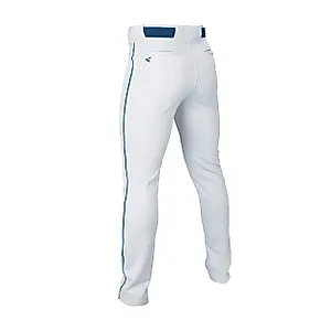 Easton | RIVAL+ Piped Baseball Pant | White/Navy | Youth | Small