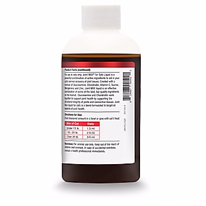 Joint MAX Liquid for Cats - Vitamins, Minerals, Antioxidants - Glucosamine, Chondroitin - Supports Joints and Cartilage Health, Chicken Flavor - Veterinarian Formulated - 8 fl oz