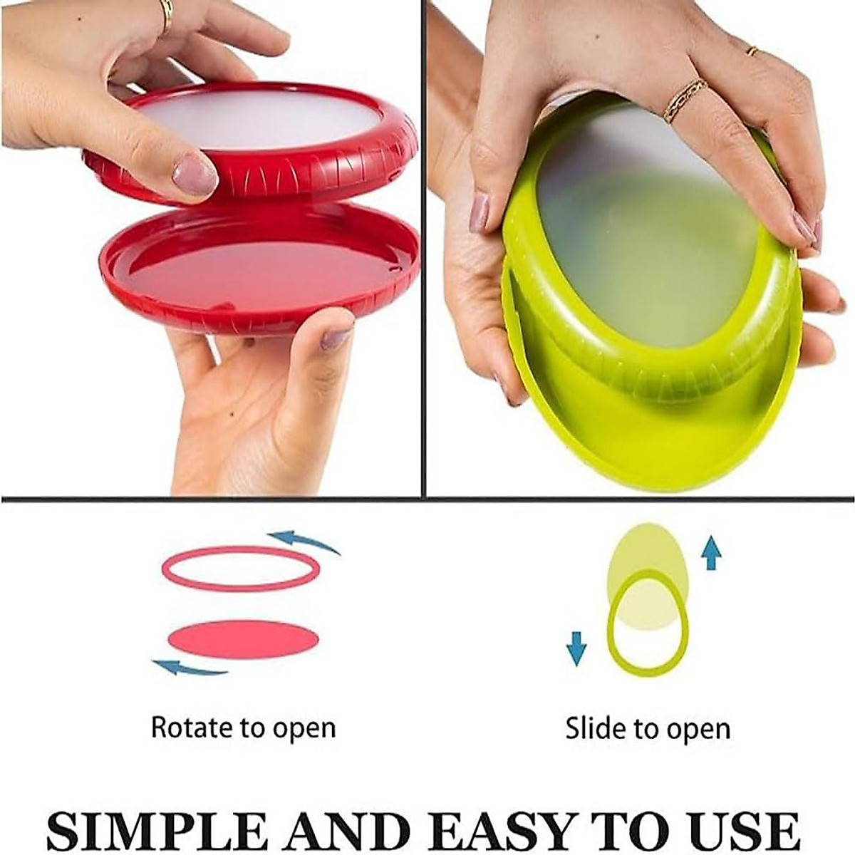 4PC Silicone film preservation box Fruit and Vegetable Storage Containers Set for Fridge, Onion Storage Container, Avocado keeper,Tomato Saver,and Lemon holder reusable silicone food savers