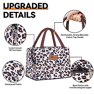 HOMESPON Lunch Bag Insulated Tote Bag Lunch Box Resuable Cooler Bag Lunch Container Waterproof Lunch Holder for Women/Men